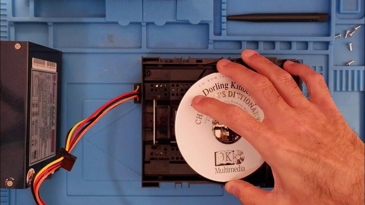 Come riparare lettore CD ROM e DVD ROM (no disk) - YouTube