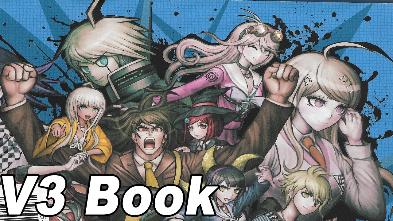 DanganRonpa V3 Book a look at the betas and more - YouTube