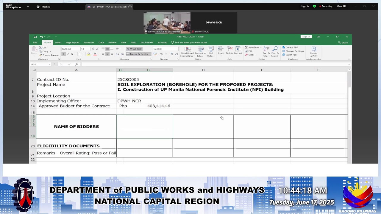 DPWH Regional Office NCR Procurement Live Stream on June 5, 2025 - YouTube