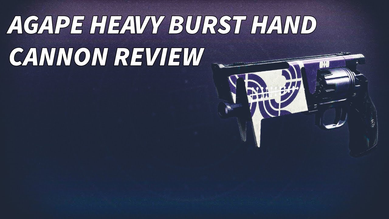 NEW HEAVY BURST HAND CANNON | Destiny 2 Agape PVP Review - YouTube