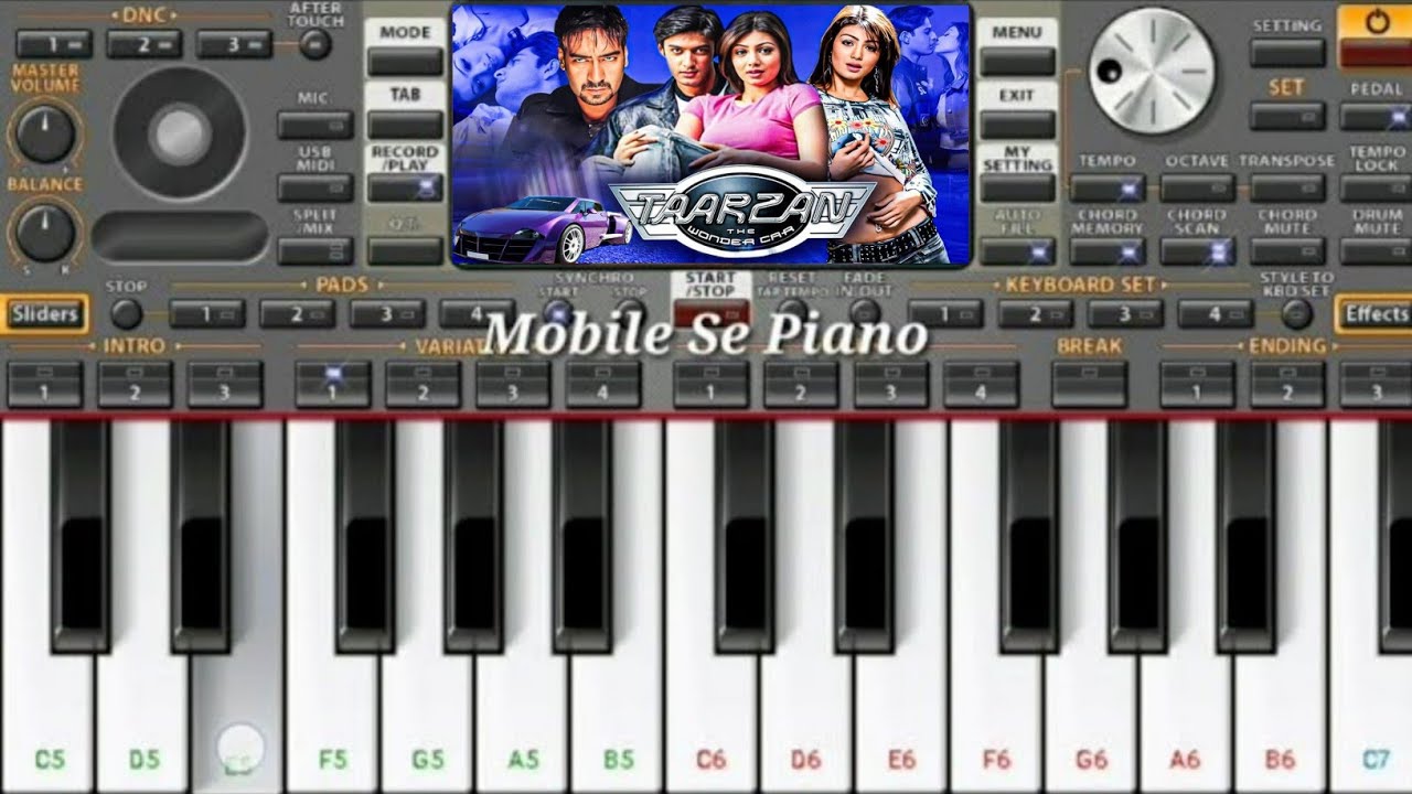 Tarzan Song Piano Music || Easy Piano Tutorial || Org2024 - YouTube