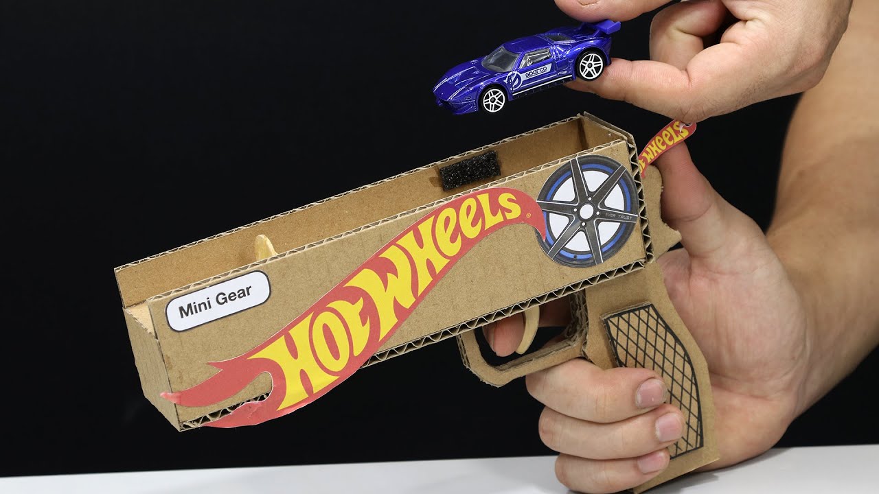 How to make a Gun launch Hot-wheels - YouTube