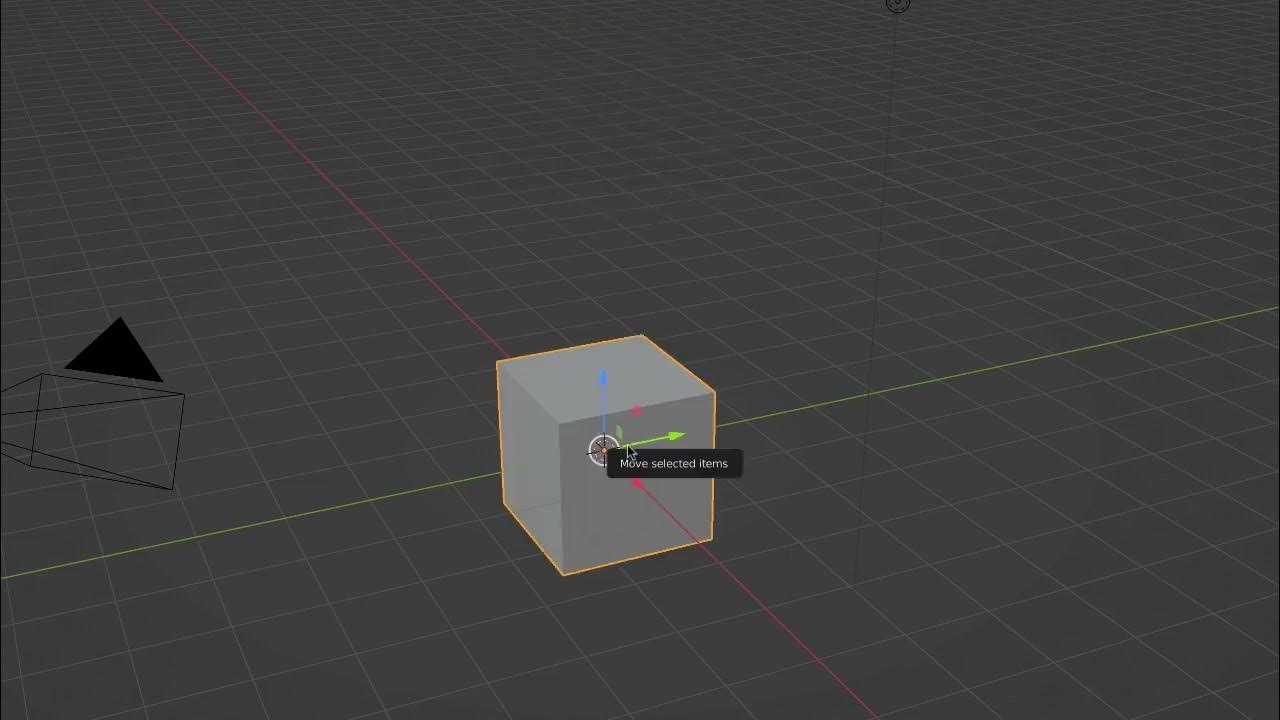 002 blender move rotate scale - YouTube