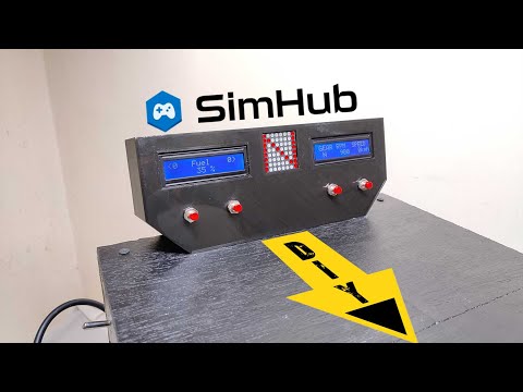 DIY SIM HUB DASH - GEAR & LCD DISPLAY - YouTube