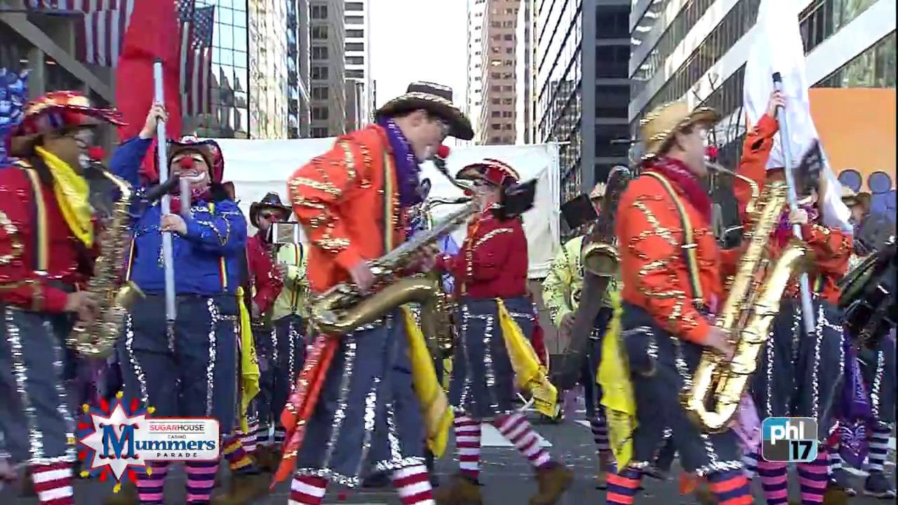 Mummers 2017 String Band 07 Broomall - YouTube