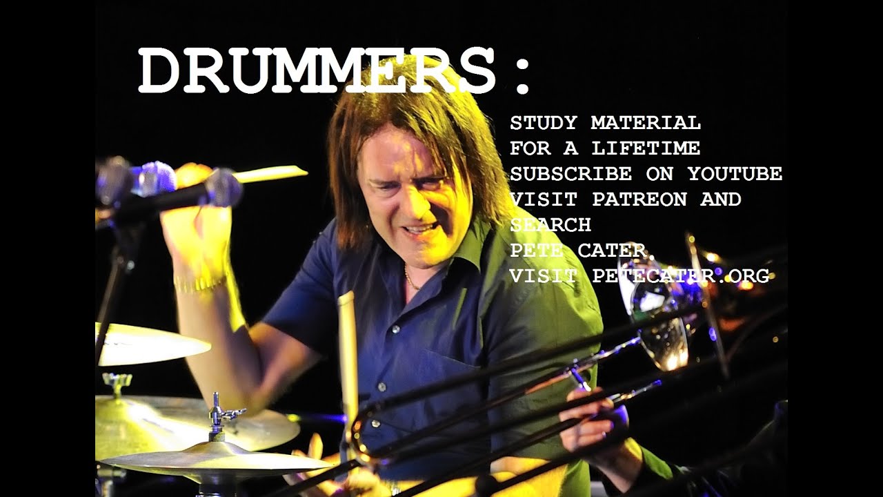 Pete Cater Drum Solo 2017 - YouTube