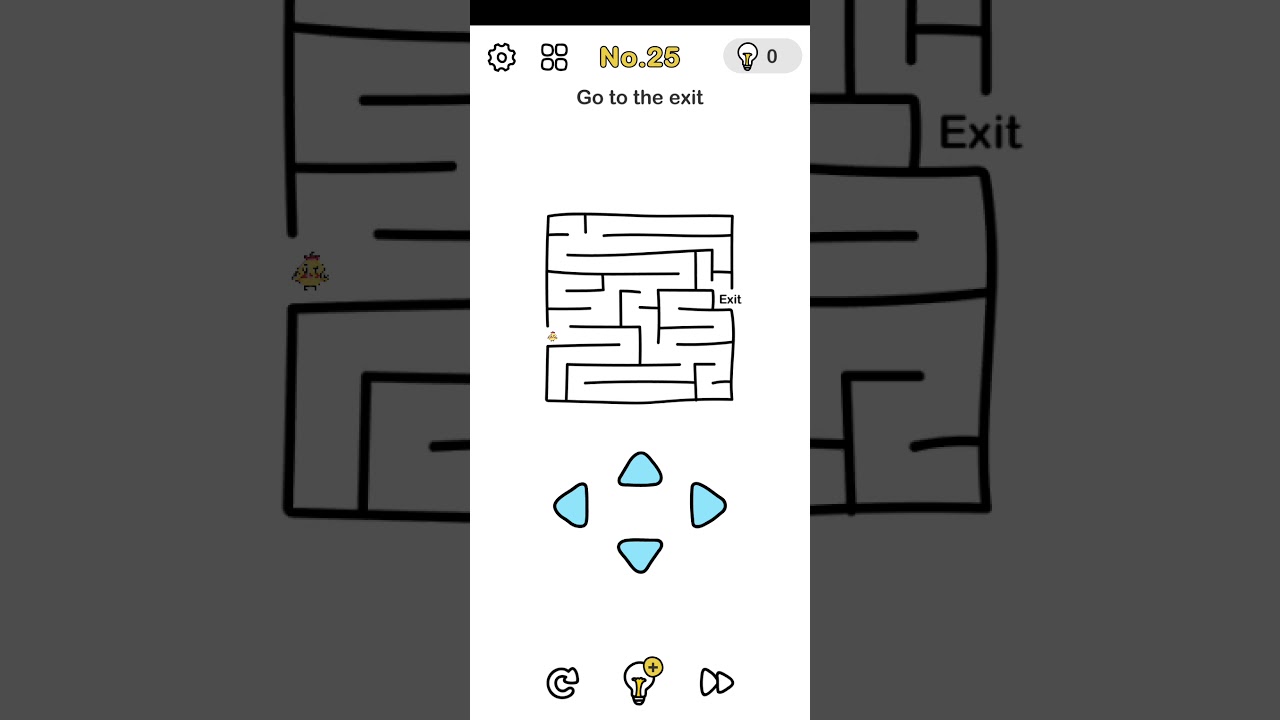 'Brain Out' Level-25 'Go to the exit' Walkthrough - YouTube