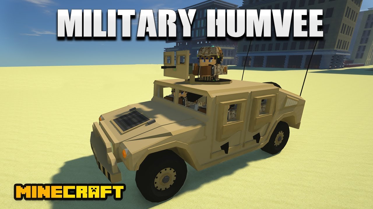 A MILITARY HUMVEE DESTROYS THE TALIBAN - Minecraft - YouTube