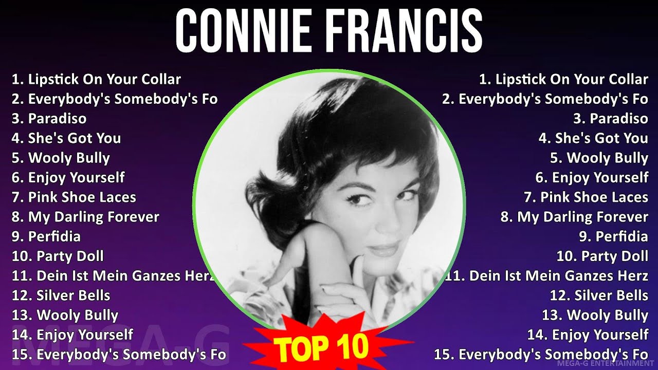 C o n n i e F r a n c i s MIX Best Songs ~ 1940s Music So Far ~ Top ...