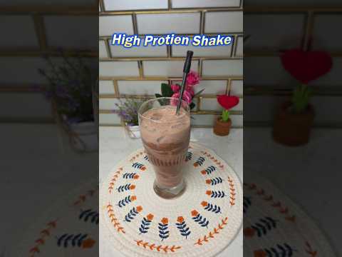 High Protein Chocolate Shake in 5 Minutes | Banana Oats Chocolate Shake | #new #recipe #shake