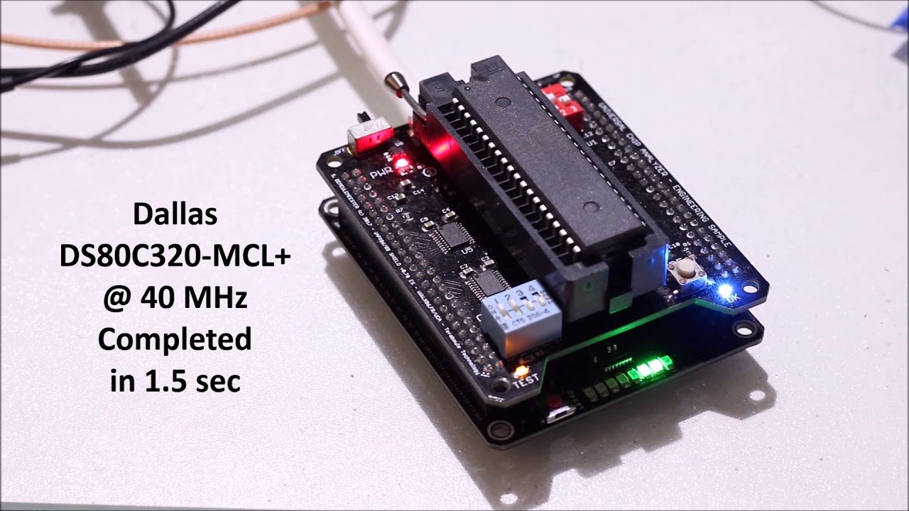 Universal Chip Analyzer (UCA) & iAPX-86 UCAS - Testing MCS-51 DIP ...