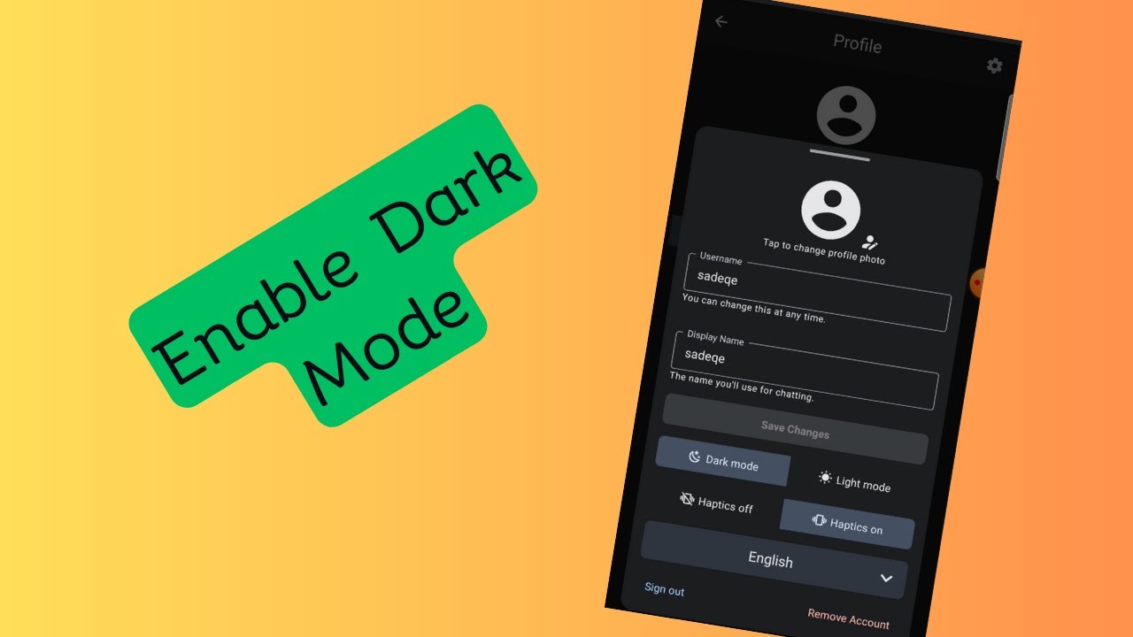 How to Enable Dark mode in Character.ai - YouTube