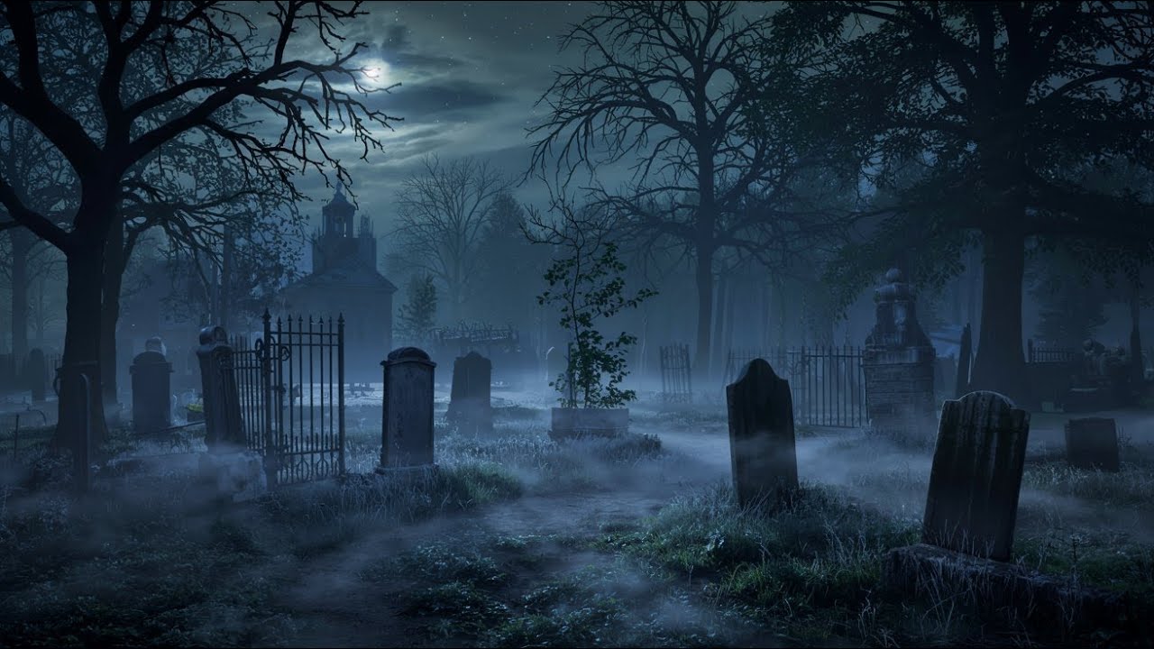 Graveyard Echoes 🪦👻 | Haunted Ambient Soundscape - YouTube