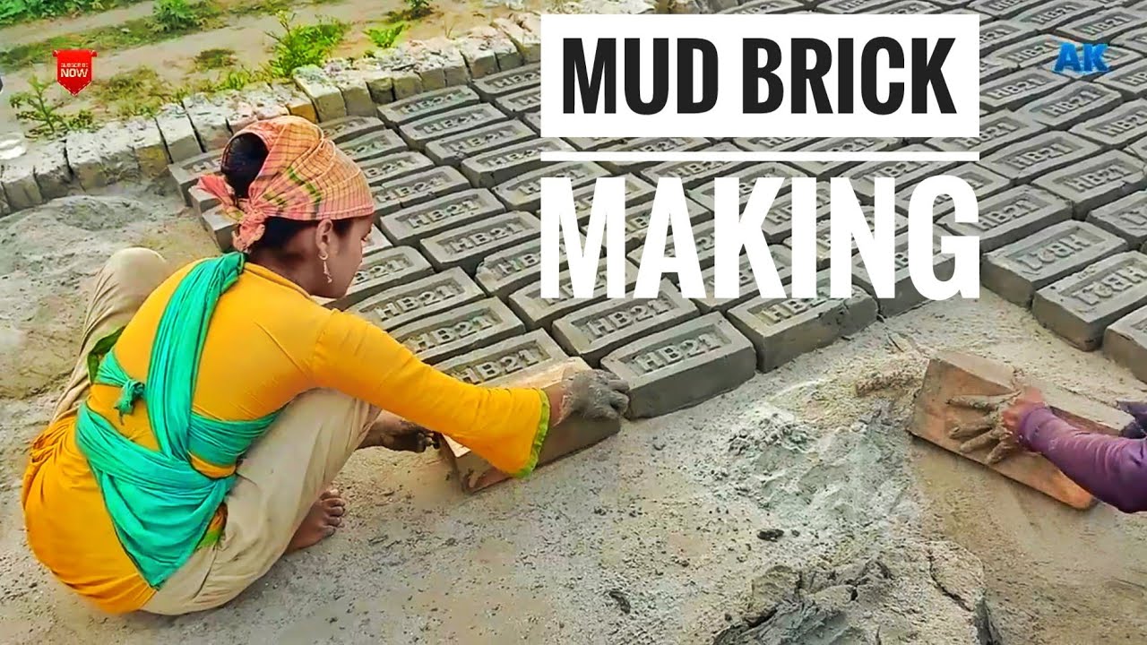 TRADITIONAL MUD BRICK MAKING PROCESS IN BANGLADESH - YouTube