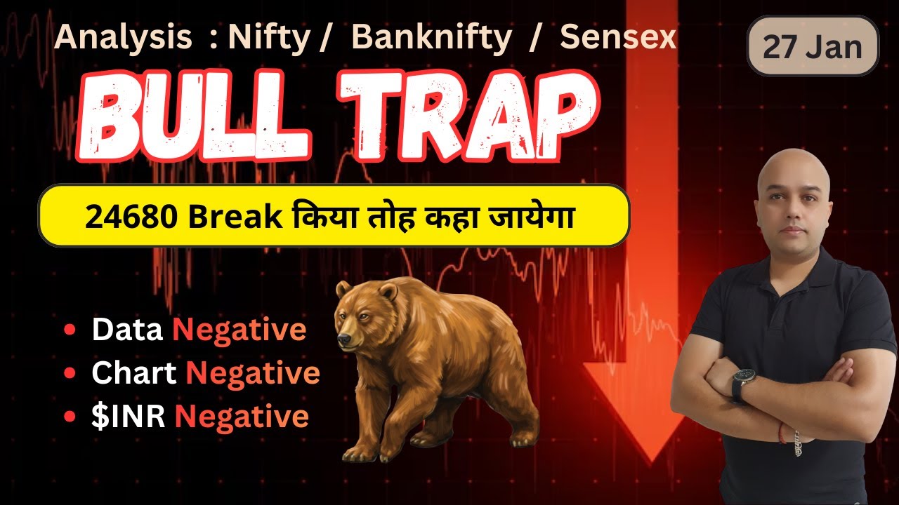 Intraday Trade Level 🔥Sell-Off Continuation | #crash #niftyprediction # ...