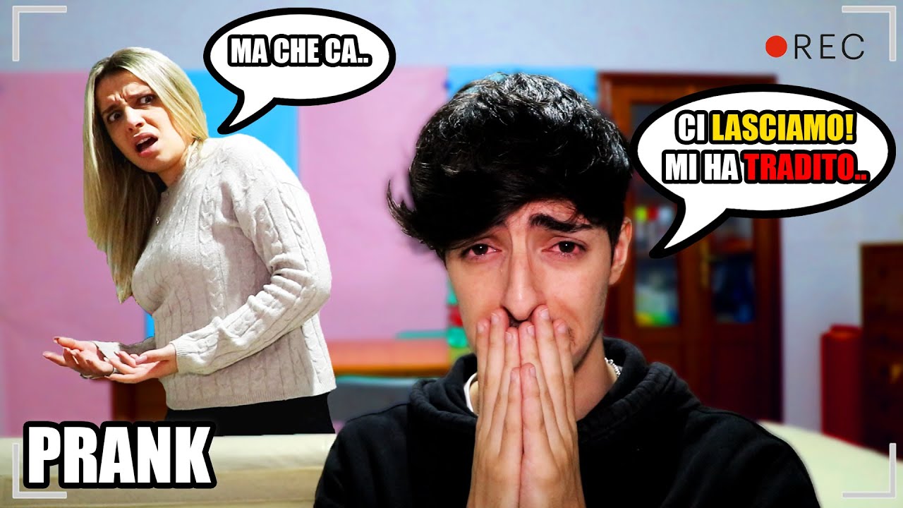 FACCIO FINTA DI LASCIARCI PER VEDERE LA SUA REAZIONE! - SCHERZO ...