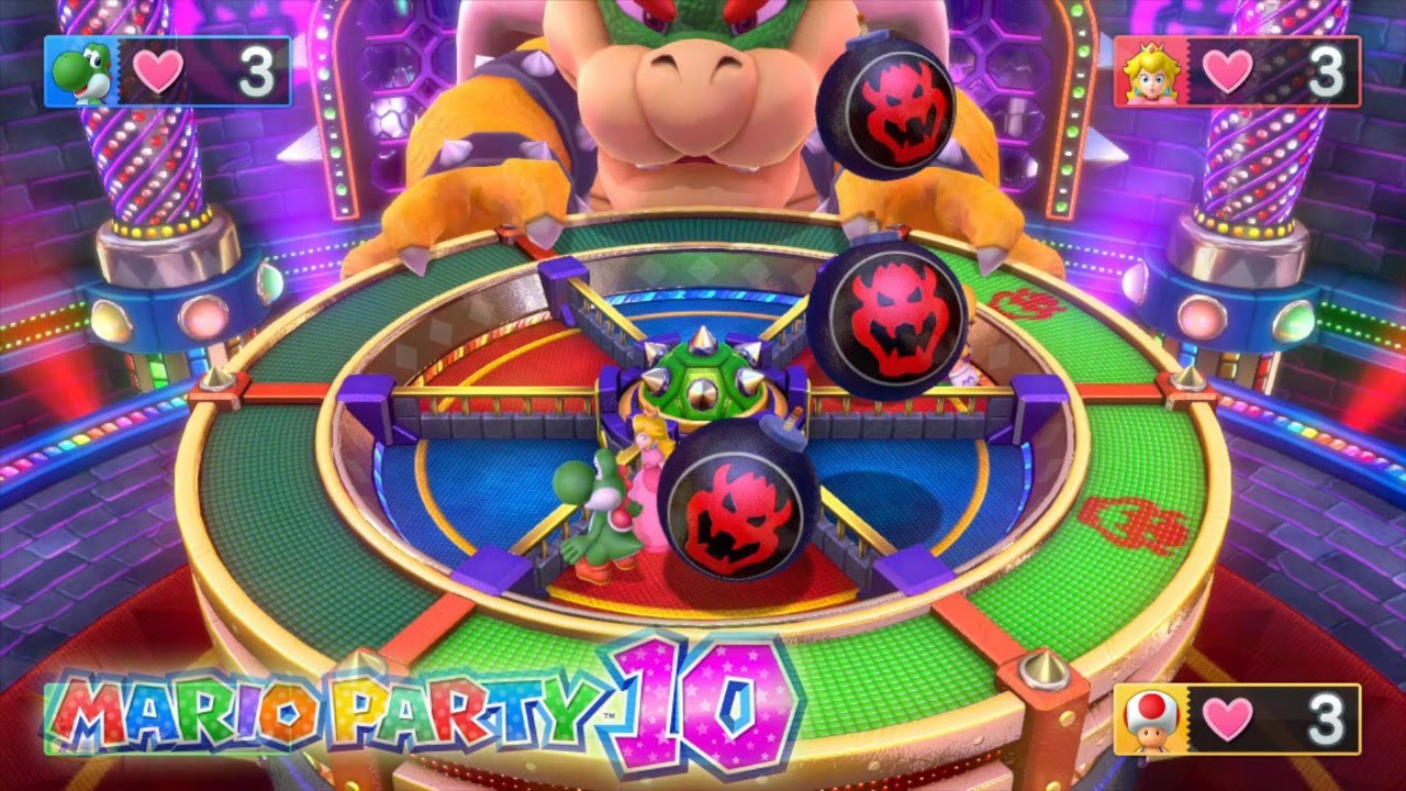 Mario Party 10 - Bowser Challenge - All Bowser Mini-Games - Rank 191 ...