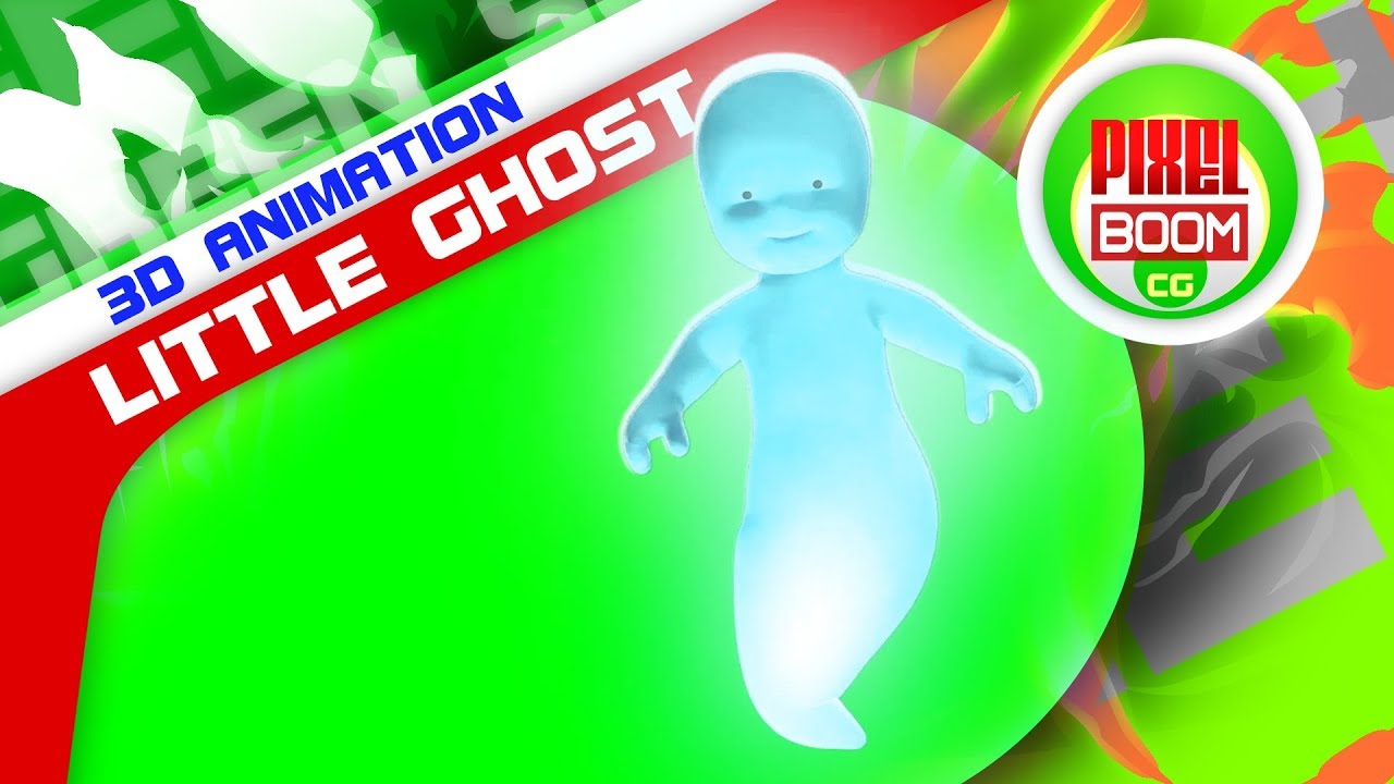 Green Screen Little Ghost Friend - PixelBoomCG - YouTube