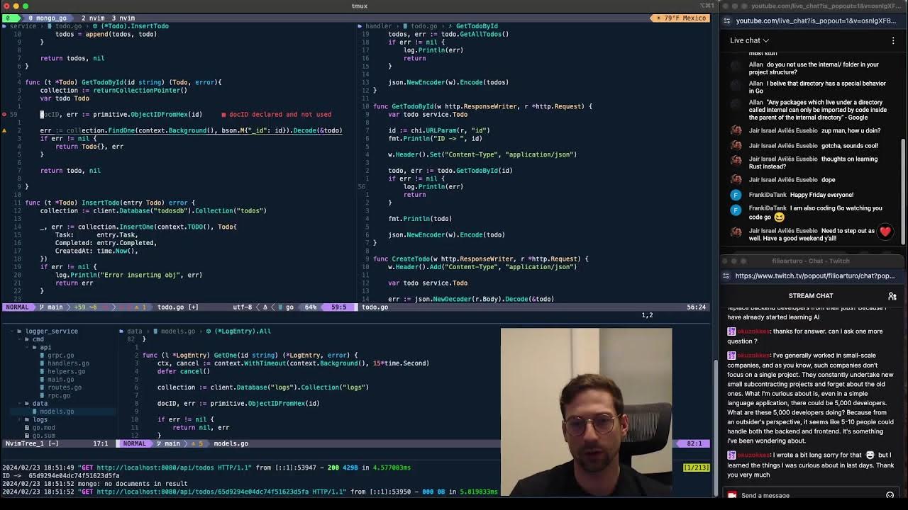 Golang & MongoDB simple project - YouTube