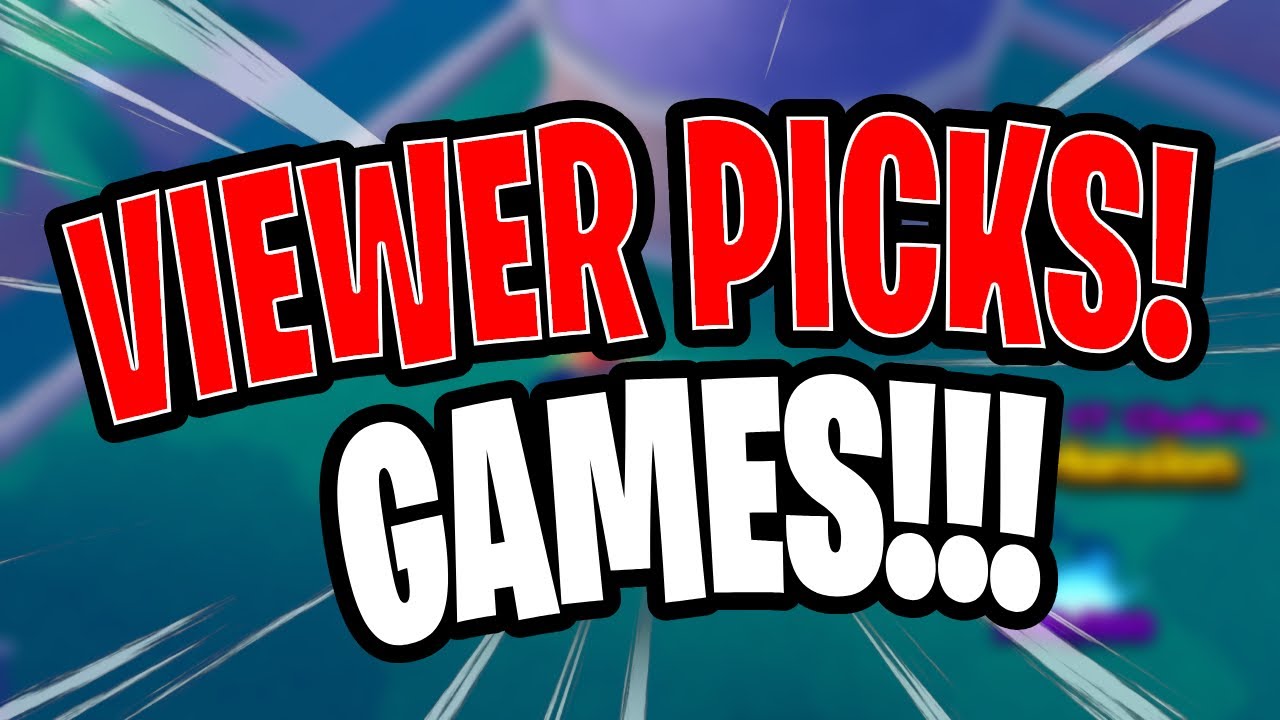 PLAYING RANDOM VIEWER GAMES ON ROBLOX!! - YouTube