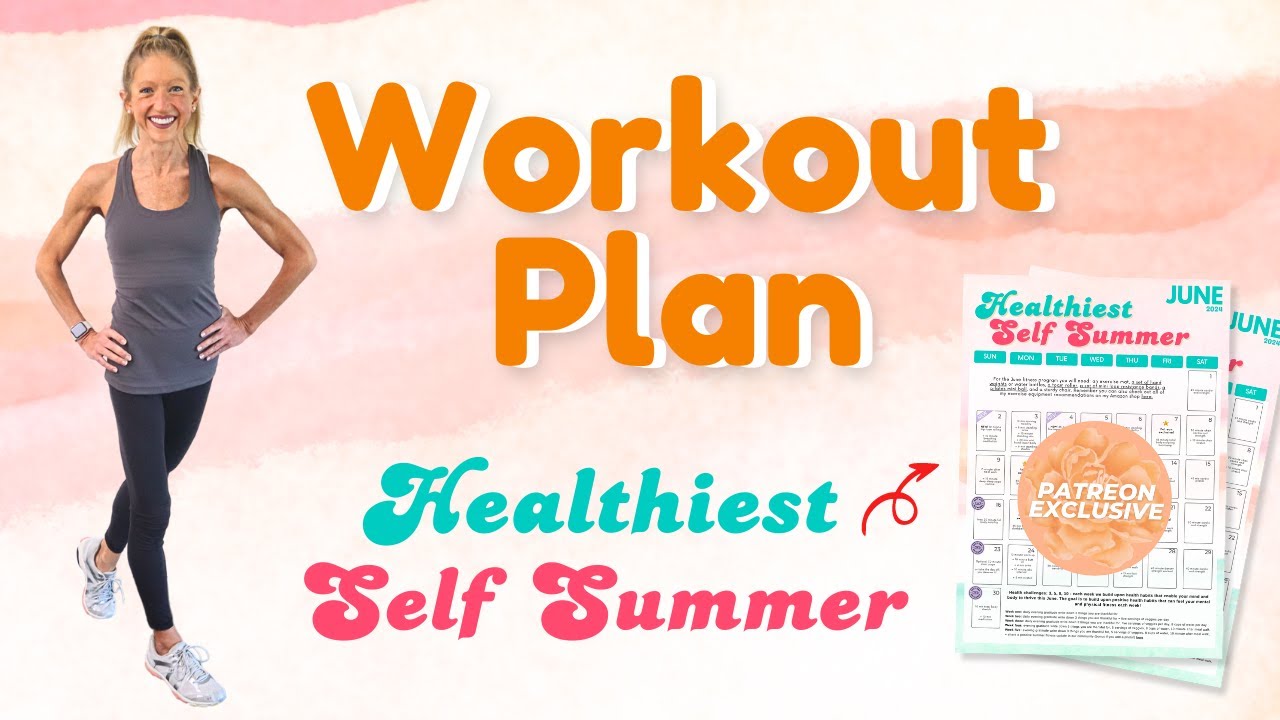 June Fitness Program (FOLLOW ALONG) - YouTube