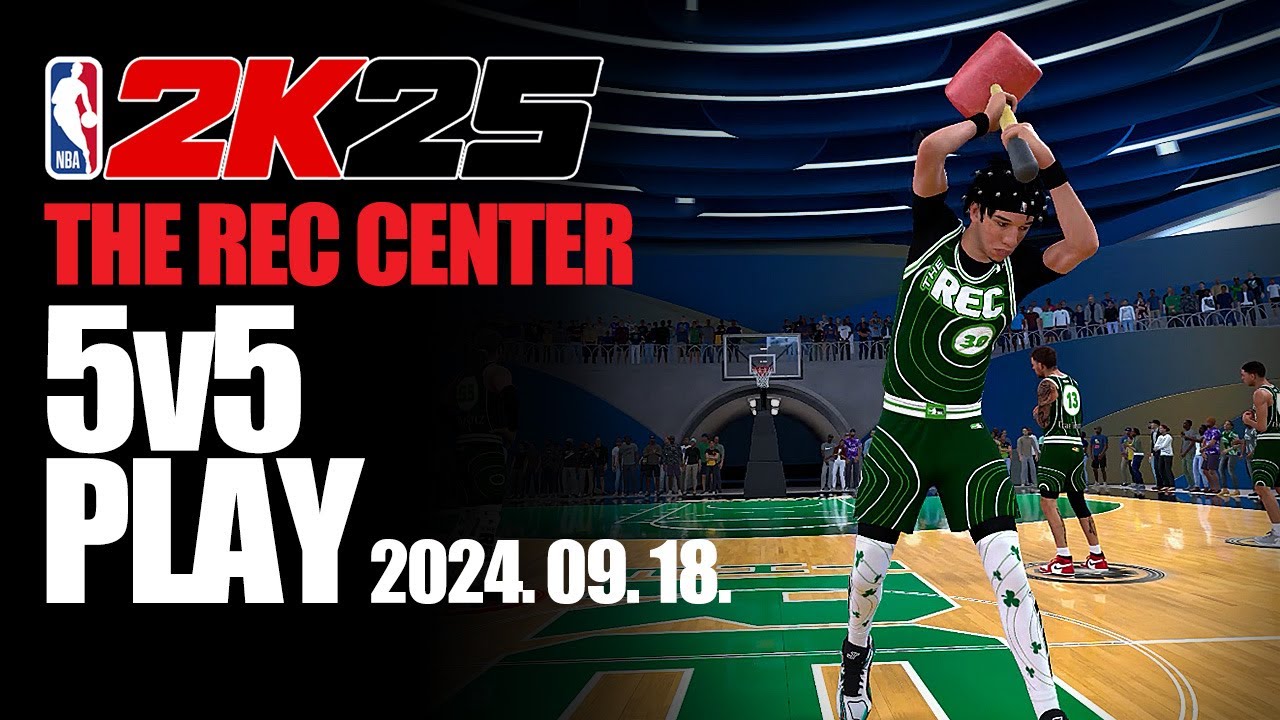 [NBA 2K25 PC] THE REC Center Play, 2K25 렉센터 플레이 (2024. 09. 18.) - YouTube