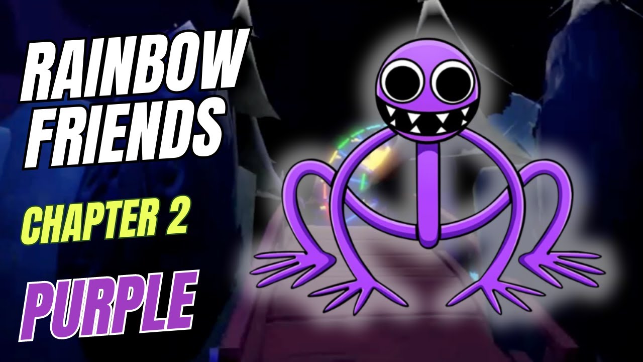 Rainbow Friends Chapter 2 / Purple catch me - YouTube