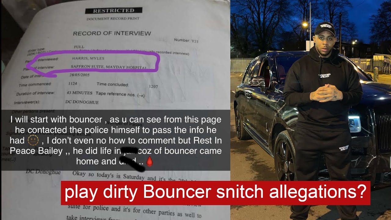 play dirty bouncer snitch allegations ? - YouTube