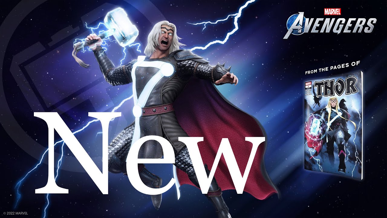 Marvel's Avengers - Thor Cosmic Herald Comic Suit REVEALED - YouTube