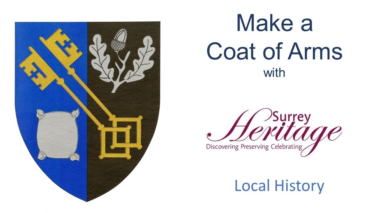Make a coat of arms with Surrey Heritage - YouTube