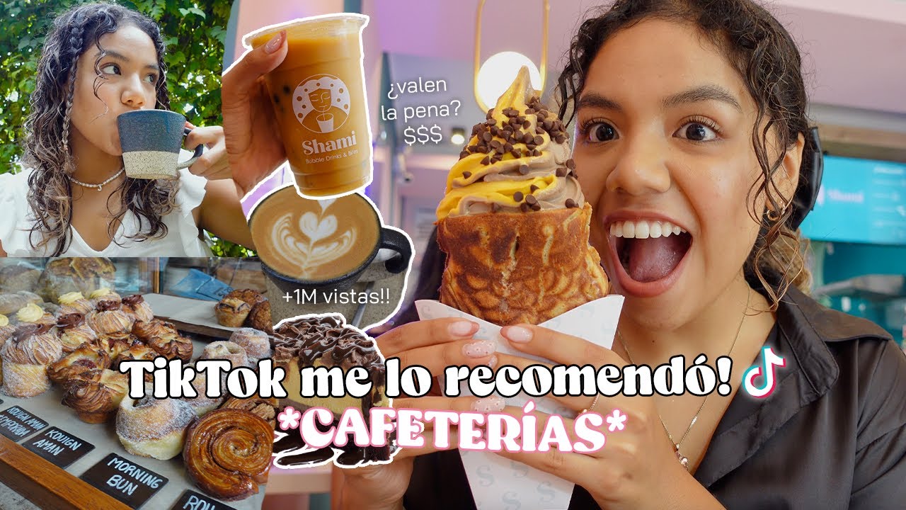 visitando cafeterías/restaurantes VIRALES que TIKTOK ME RECOMENDÓ ...