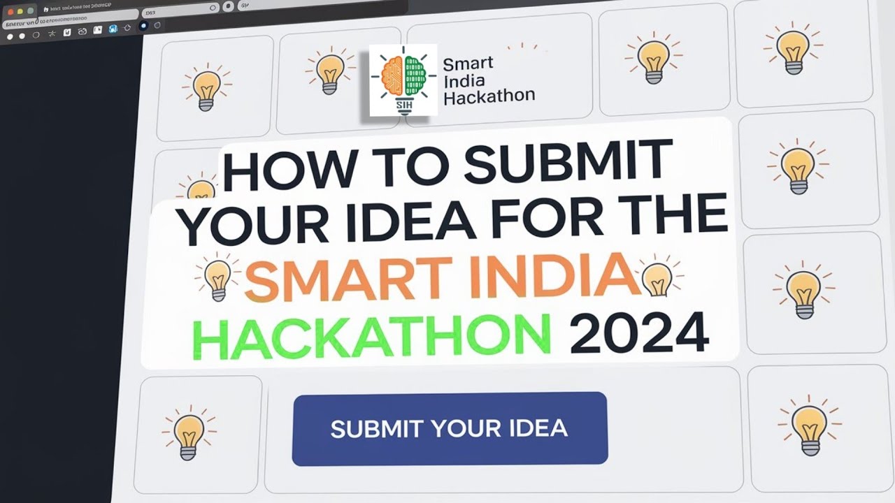 Idea Submition on SIH 2024 Submit your idea on SIH portal - YouTube