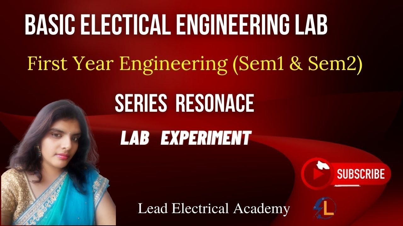 Lab experiment on Resonance in series RLC circuit - YouTube