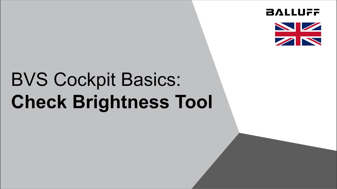 BVS Cockpit Basics: Check Brightness Tool - YouTube