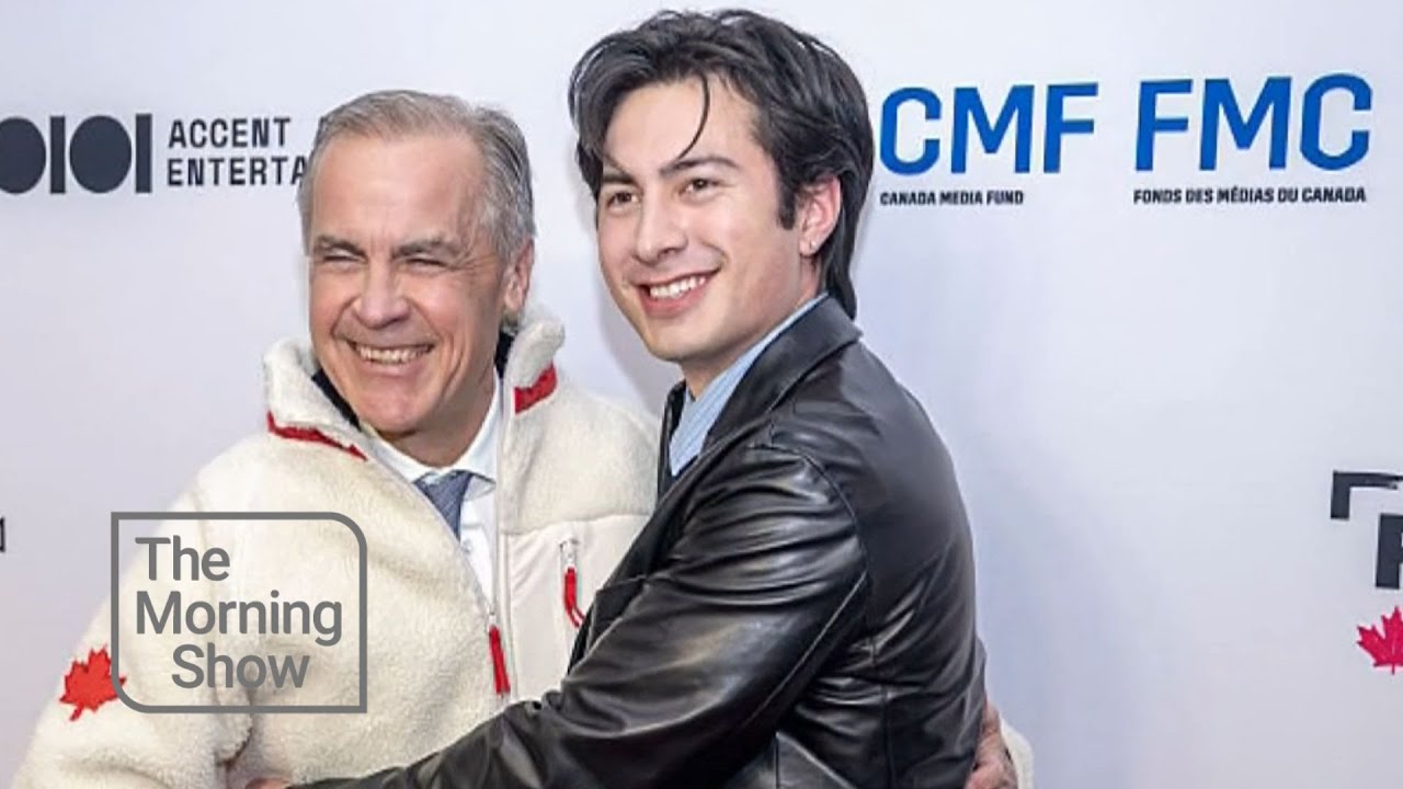Mark Carney gets his own Heated Rivalry sweater - YouTube