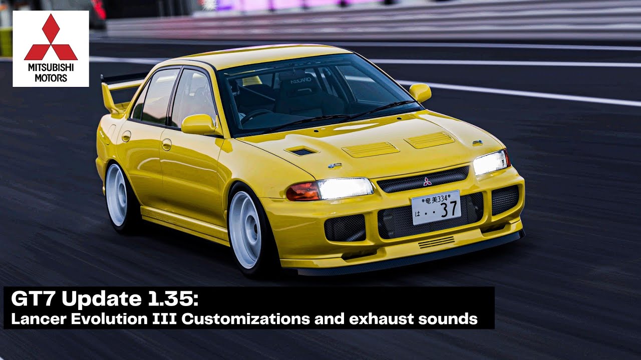 GT7 Update 1.35: Mitsubishi Lancer Evolution III Customizations and ...