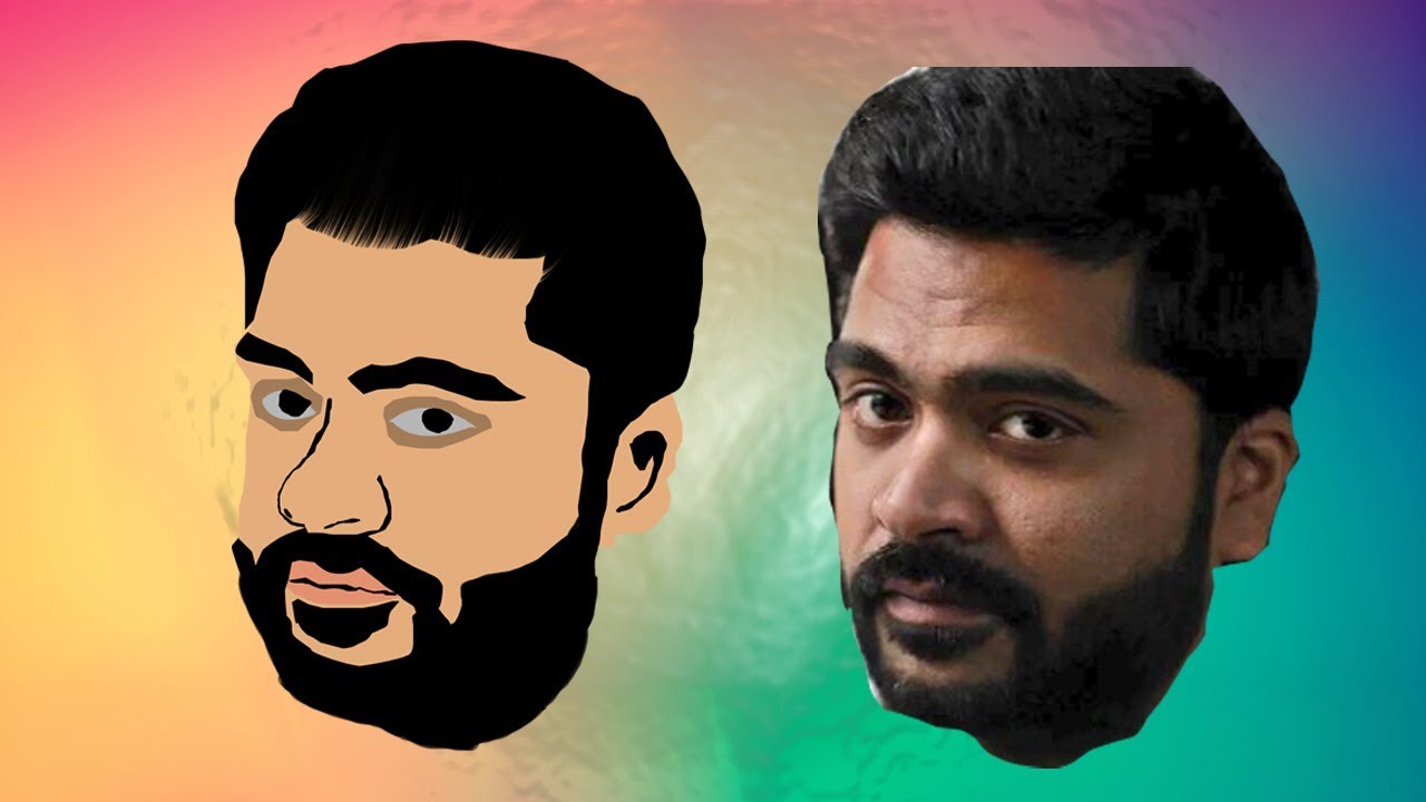 Simbu cartoon version #str - YouTube