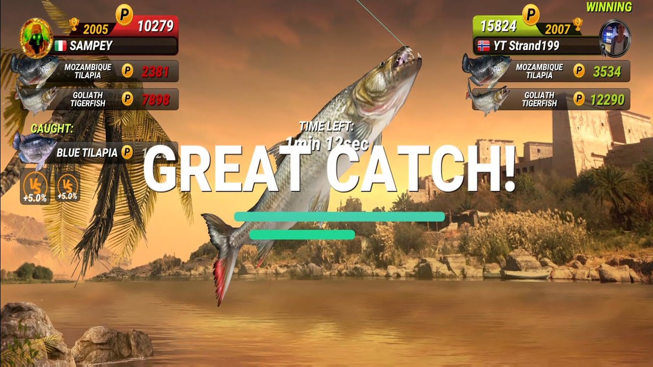 I Caught The Goliath Tigerfish! Fishing Clash Gameplay Ep80 - YouTube