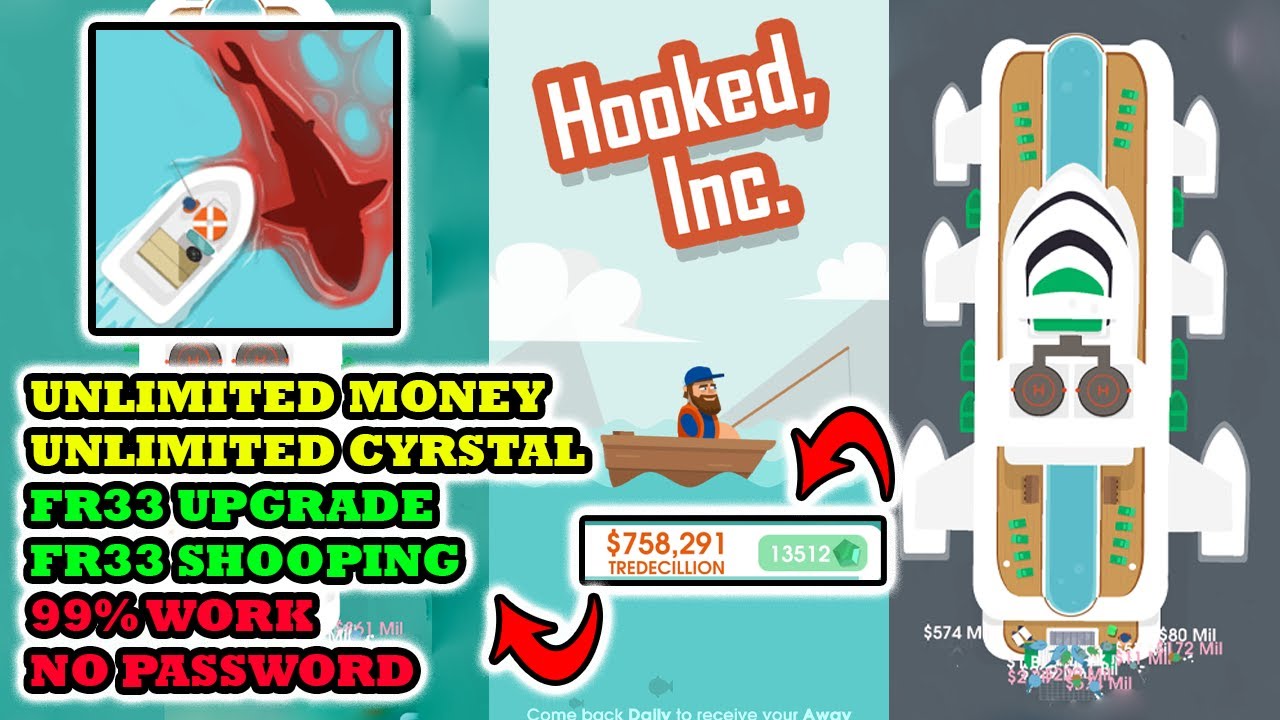 Hooked Inc Fisher Tycoon mod apk terbaru 2023 - Unlimited Money ...