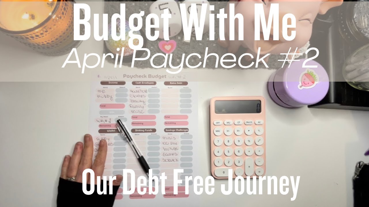 WEEKLY PAYCHECK BUDGET | APRIL WEEK 2 | CASH WALLET STUFFING | # ...