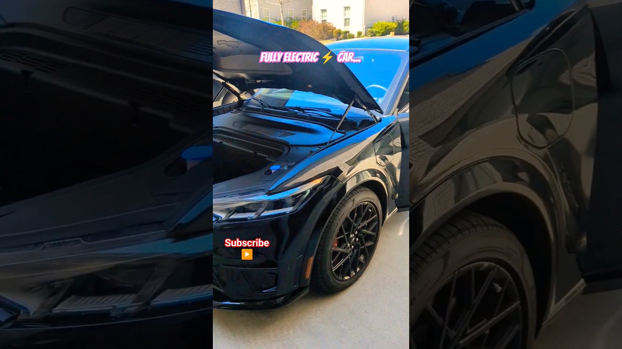 Electric Car Tricks The Cops 🤯🚓 #automobile #ford #car #mustang #gt # ...