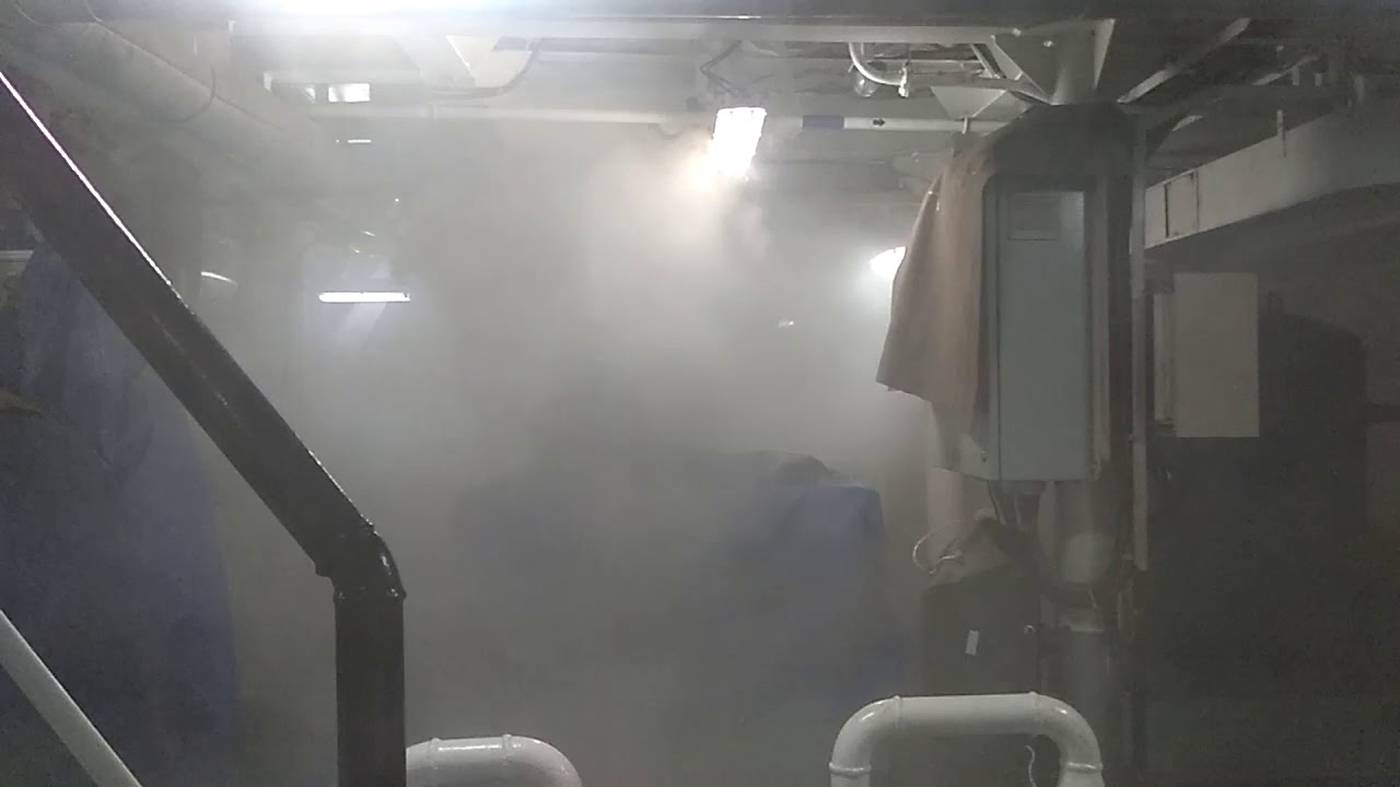 Function Test Main Engine Room Carbon dioxide Fire Extinguishing System ...