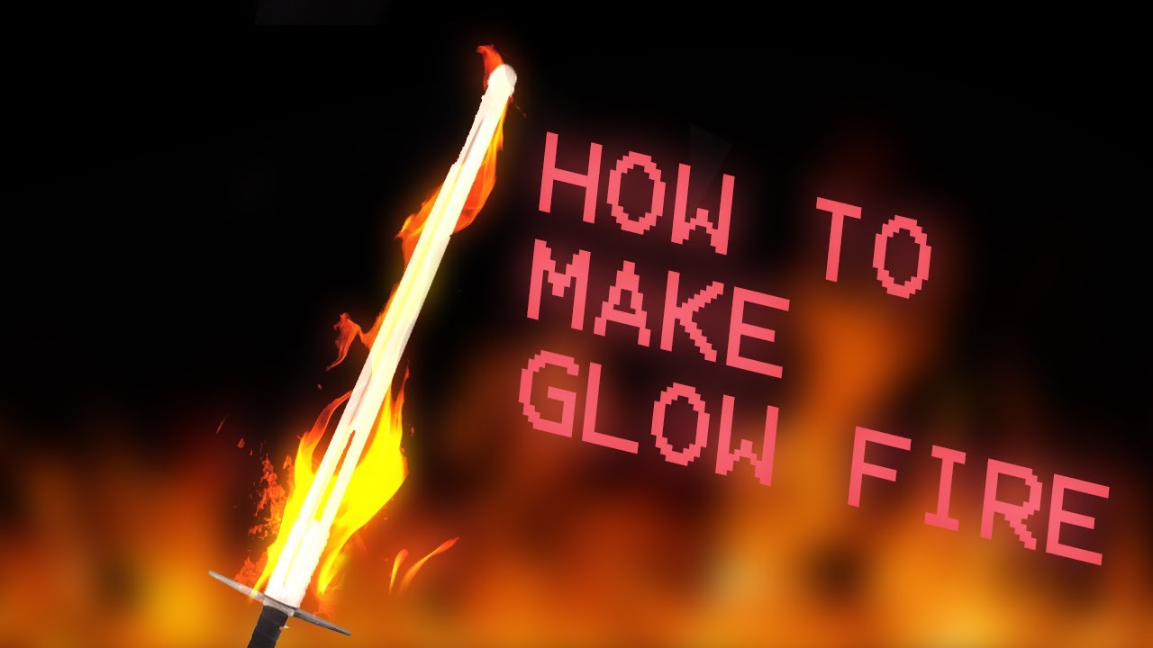How to make glow fire in photoshop cs6 - YouTube