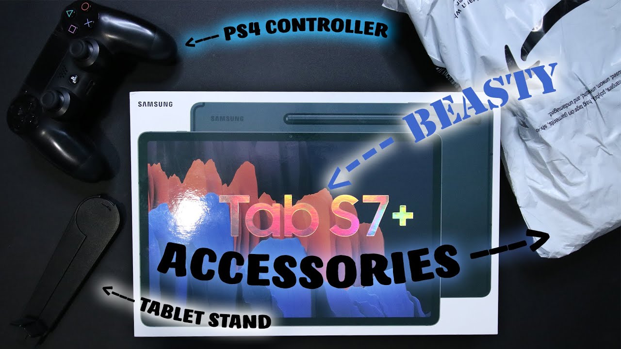 Samsung Galaxy Tab S7+ Accessories 📦 Shockproof Case | Foldable Tablet ...