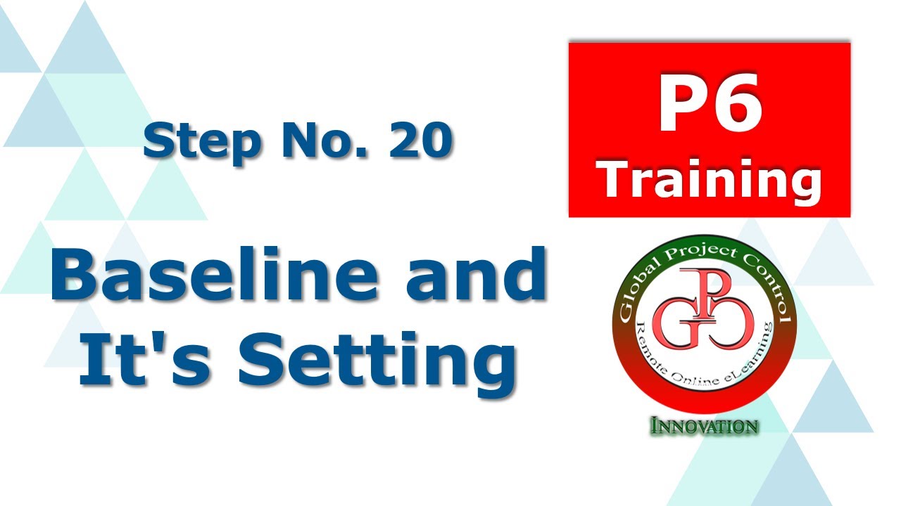 🔴 How Baseline and its Setting work in Primavera P6 - YouTube