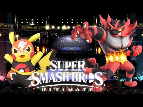 Pikachu Libre vs Incineroar (INTENSE) - Super Smash Bros Ultimate - 1080p60fps