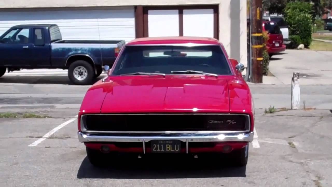 1968 Dodge Charger RT Red on red Wow!!! - YouTube
