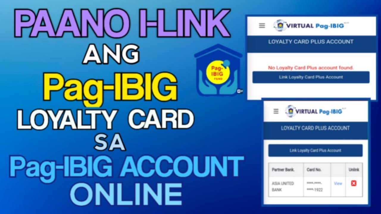 PAANO I LINK ANG PAG IBIG LOYALTY CARD PLUS SA PAG IBIG ACCOUNT ONLINE paano-i-link-ang-pag-ibig-loyalty-card-plus-sa-pag-ibig-account-online
