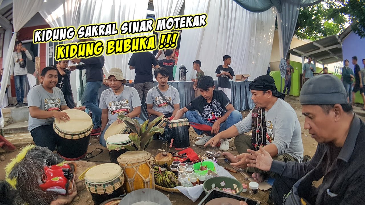 KIDUNG BUBUKA || RITUAL KIDUNG SAKRAL SINAR MOTEKAR 💥 - YouTube