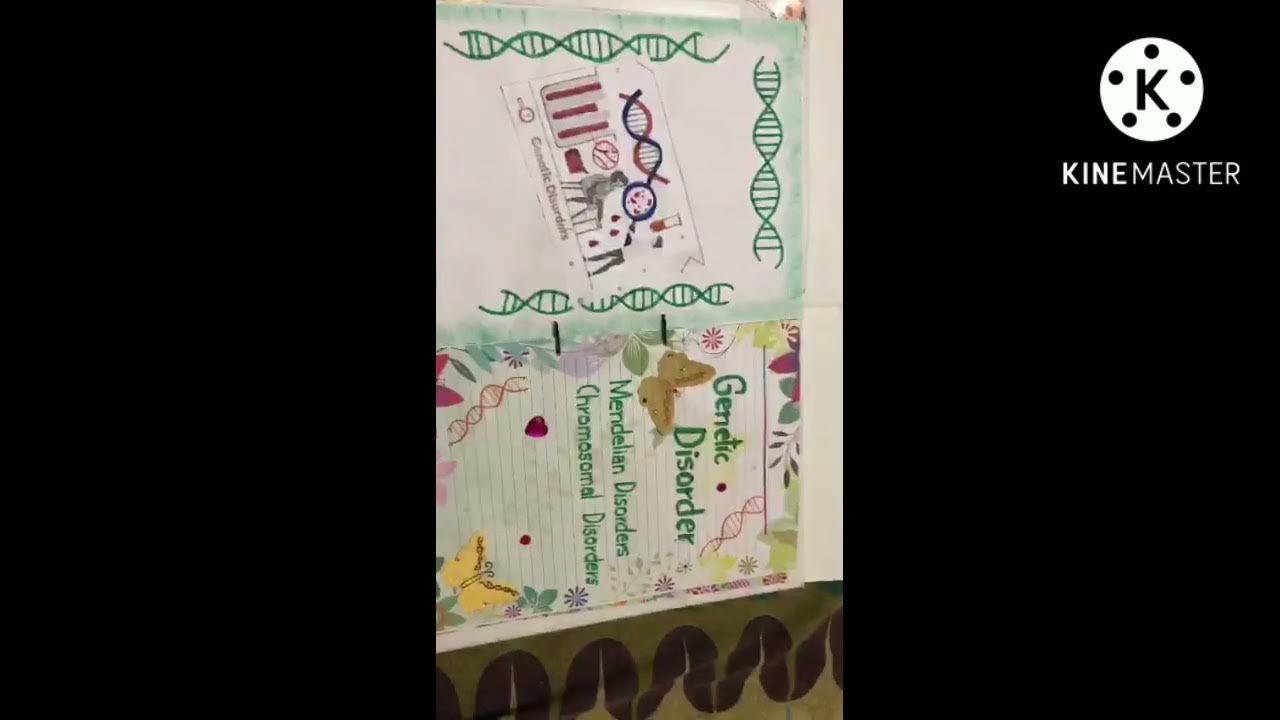 Project file biology class 12 /made by me😊😊😊/ Genetic disorders/🦋 ...